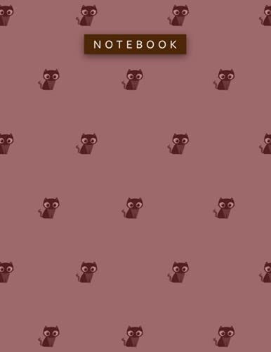 Notebook UP Maroon Color Small Cute Lovely Cat Zigzac Diagonal Patterns ...