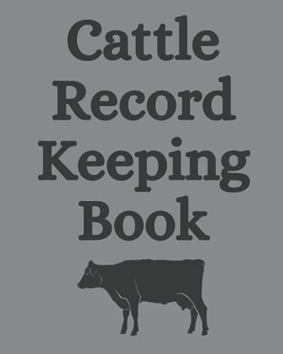 Cattle Record Keeping Book: Track Livestock Breeding Cow Income ...