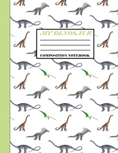 MY DINOSAUR: Composition Notebook Journal for Kids : Dinosaur Notebook ...