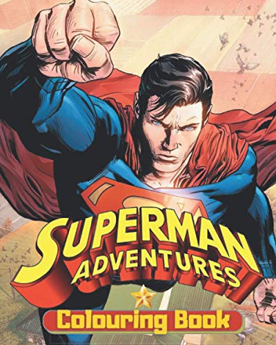 Superman colouring book: 55+ High Quality Coloring Pages for Kids and ...
