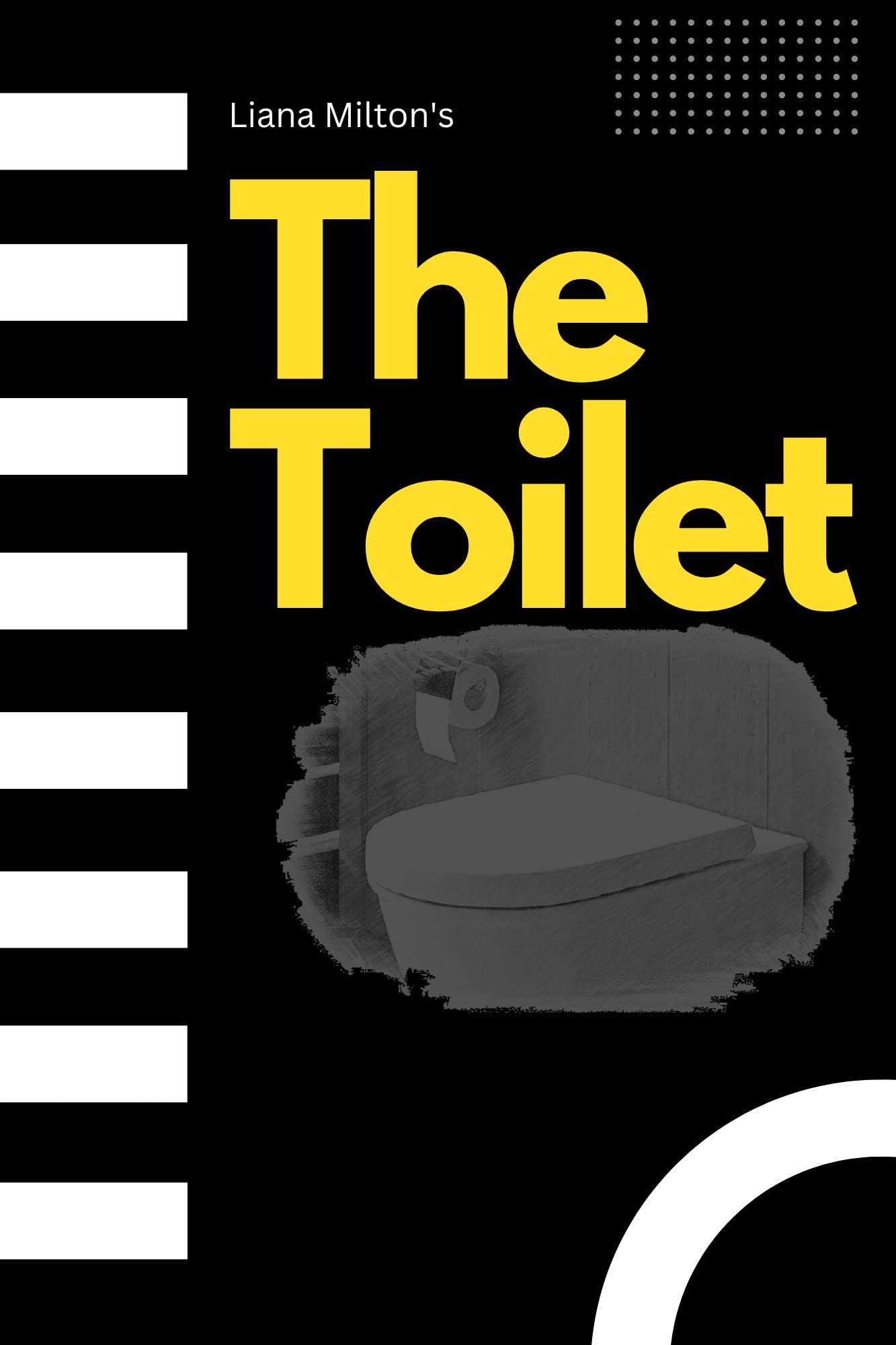 The Toilet : Home Decor: Liana's Small Black And Gold Colourful ...