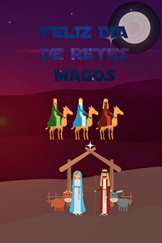 los tres Reyes Magos , cuaderno con calendario de año nuevo , donde ...