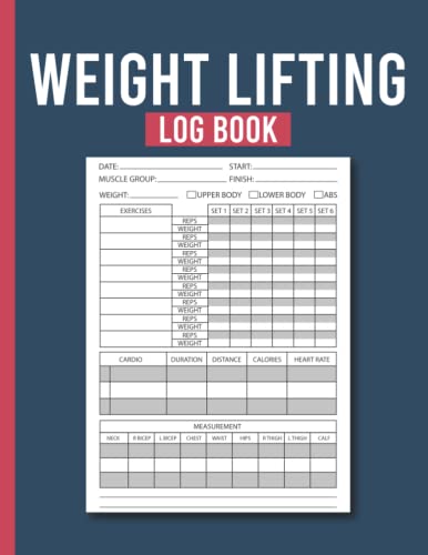Weight Lifting Log Book: workout log book, fitness planner, workout ...