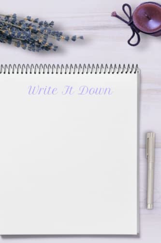 Write It Down Draw, Sketch, Doodle, Bran Storm, Log Big Ideas, Notebook ...