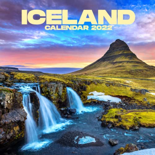Iceland 2022 Calendar: Beautiful Landscape Gifts For Friends And Family ...
