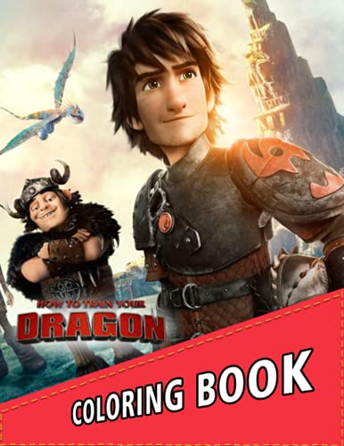 How To Train Your Dragon Coloring Book: More than 50 coloring pages ...