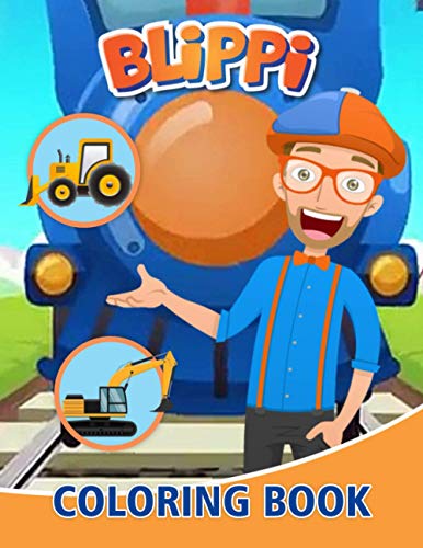 Blippi Coloring Book: A Lovely Coloring Book For Relaxation And Stress ...