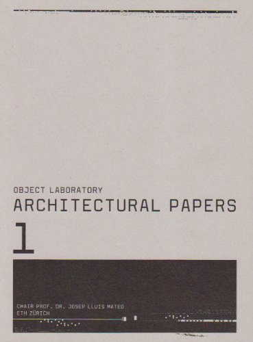 Object laboratory architectural papers by Josep Lluis Mateo | Goodreads