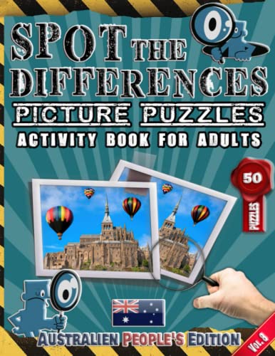 Spot the Differences : Picture Puzzles - Activity Book for Adults ...