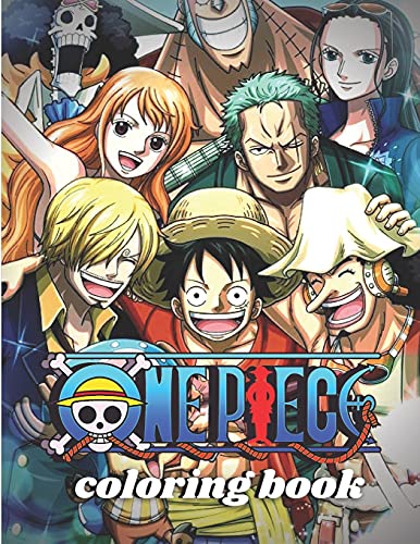 One Piece Coloring Books: 30 High Quality Coloring Pages for Kids and ...