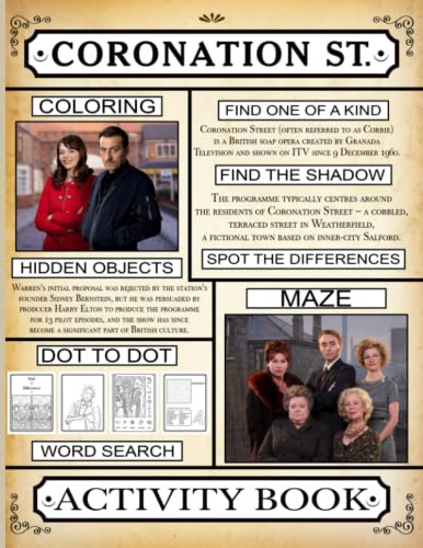 Coronation Activity Book: Featuring Wonderful Street Word Search An ...