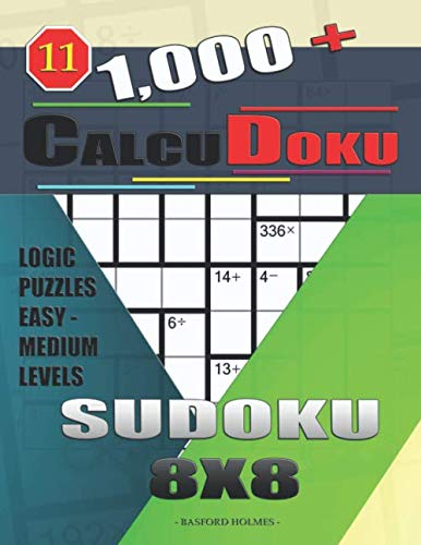 1,000 + Calcudoku sudoku 8x8: Logic puzzles easy - medium levels by ...