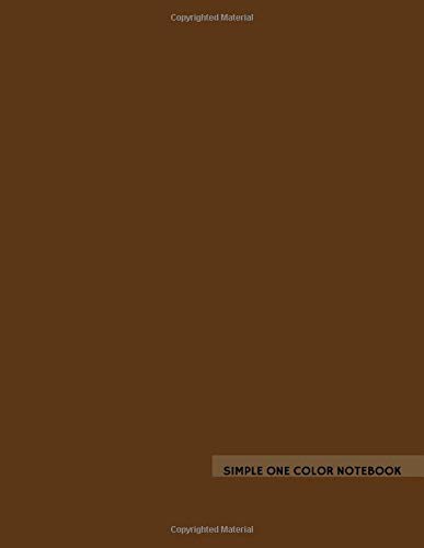 Dotted Grid Brown cover Notebook/Journal large size (8,5 x11 in) Fat ...