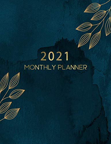 2021 Monthly Planner: with Appointment Book for Men, Large Notebook 15 ...