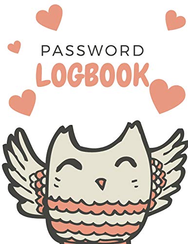 Password Logbook: Owl Internet Password Keeper With Alphabetical Tabs ...
