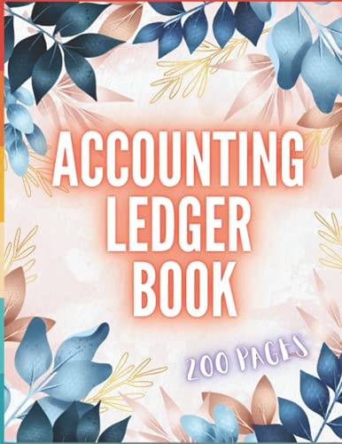 Accounting Ledger Book: 200 Pages Expense Ledger | Simple Accounting ...