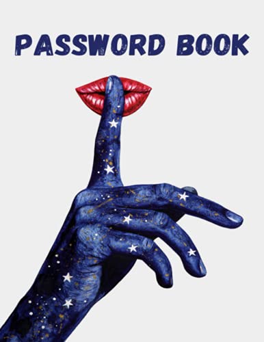 Password Book: Alphabetized, 132 pages, 8.5 x 11 size, log book for organizing important ...