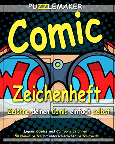 Comic Zeichenheft: Zeichne deinen Comic einfach selbst: Eigene Comics ...