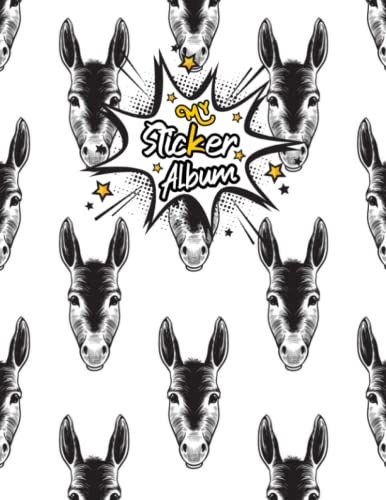 My Sticker Album: Sticker Collecting Album with Cute Mule, for Girls ...