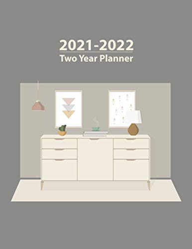 2021-2022 Two Year Planner: Monthly Planner 2021/2 Years Calendar ...