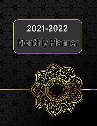 2021-2022 Monthly Planner: 2 Year Monthly Planner | 24 Month Calendar ...