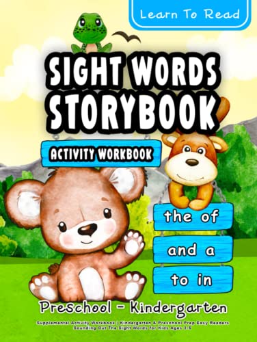 Learn to Read Sight Words Storybook Preschool - Kindergarten ...