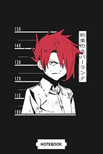 The Promised Neverland Ray Notebook: Matte Finish Cover, 6x9 120 Pages ...