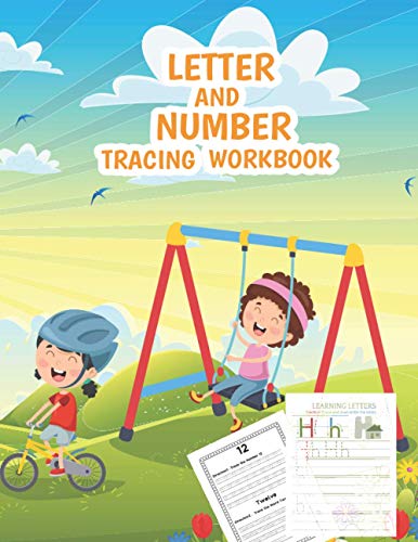 Letter And Number Tracing Workbook: Letter And Number Tracing Books for ...