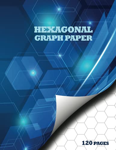 Hexagonal Graph Paper: Chemistry Notebook Hexagonal Graph Paper Pad ...