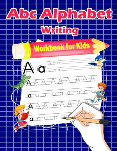 abc alphabet Writing Workbook for Kids: Tracing the letters handwriting ...