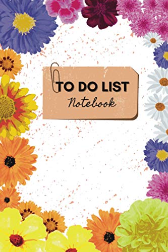 To do List Notebook: Beautiful Flower To do List,Daily Planner, Planner ...