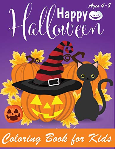Happy Halloween Coloring Book: Halloween Coloring Books for Kids ...