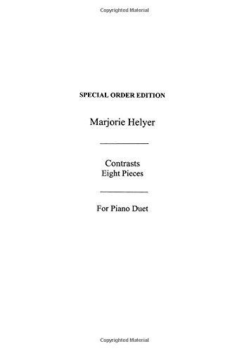 MARJORIE HELYER: CONTRASTS by HELLER MARJORIE (AR | Goodreads