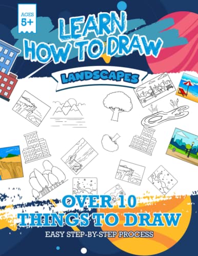 Learn How To Draw Landscapes: How To Draw And Paint 3 In 1 Drawing Book ...