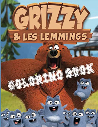 Grizzy & les Lemmings Coloring Book: 40+ GIANT Fun Pages with Premium ...