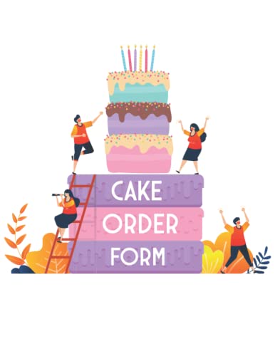 Cake Order Form Book : Order Log Book Organize For Custom Cake Orders ...