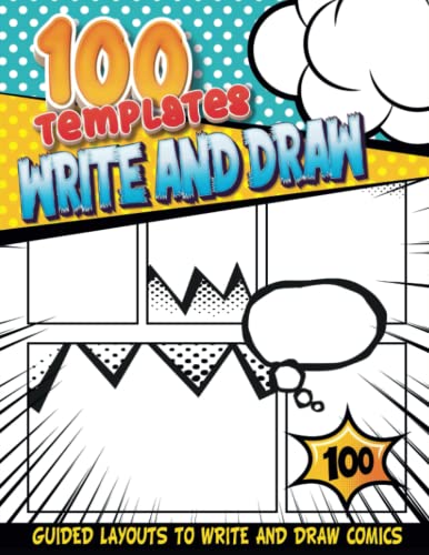 Drawing For Teens: Drawing Teen Blank Comic Book For Teaching How To ...