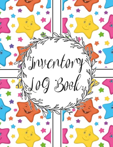 Inventory Log Book: Nice pink smiley Cover, Inventory and Income and ...