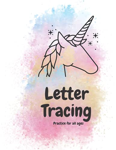 Letter Tracing - Practice for All Ages: Primary Tracing Book Cute ...