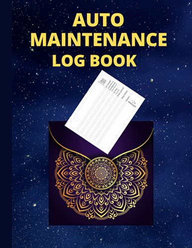 Auto Maintenance Log Book: Vehicle Maintenance LogBook/Journal ...