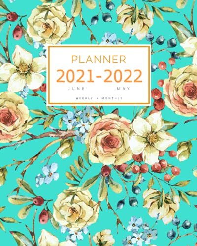 Planner 2021-2022: 8x10 Weekly and Monthly Organizer Large from June ...