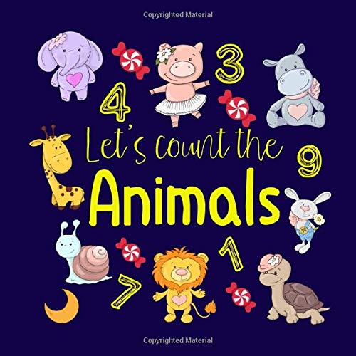 Let's Count The Animals: Cute Counting Puzzle Book For Kids 2-5 Year ...