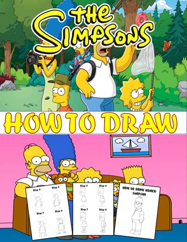 How To Draw The Simpsons: Draw cartoon, All characters of The Simpsons ...