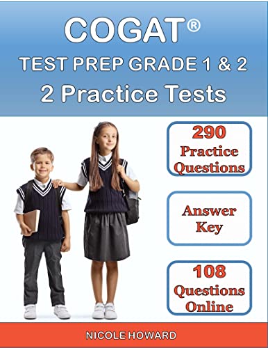 COGAT® TEST PREP GRADE 1 AND 2: 2 MANUSCRIPTS | COGAT® TEST PREP GRADE ...