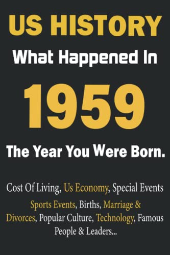 What Happened In US History 1959 The Year You Were Born: Back In 1959 ...