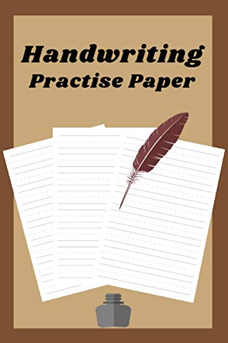 Handwriting Practise Paper: Beginner Pen Left Handed Practise Fonts ...