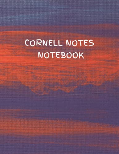 cornell notes notebook: Cute Cornell Note Paper Notebook. Large College ...
