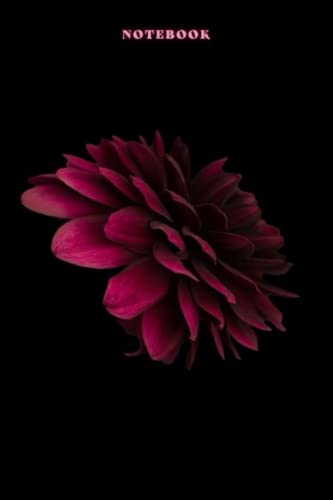 Flower Notebook: Flower notebook for girls, 6 x 9, block design: 220 ...