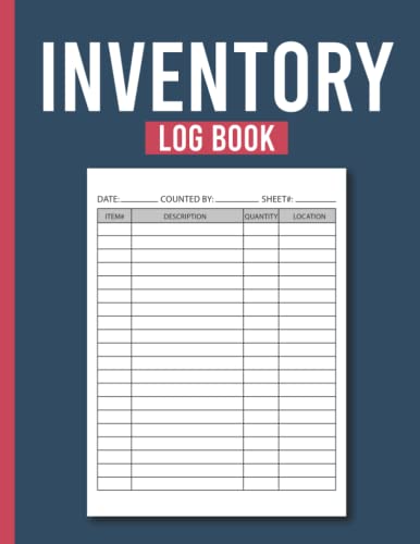 Inventory Log Book: Small Business inventory log book, Inventory Log ...