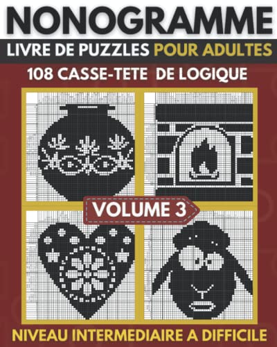 Nonogramme: Nonogramme Plusieurs Niveaux,Hanjie Griddlers,Livre De ...